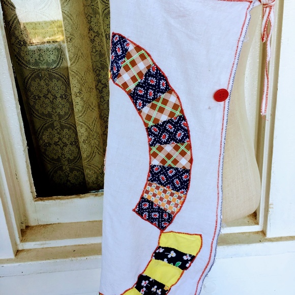 Accessories | Vintage Full Smock Quilt Patchwork Apron Farmhouse | Poshmark